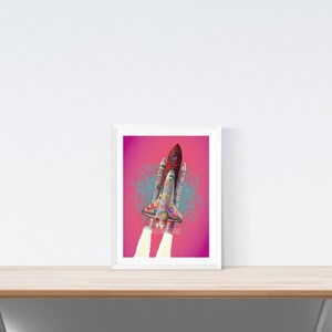 Space Shuttle, Graffiti Style, Art Print - Etsy