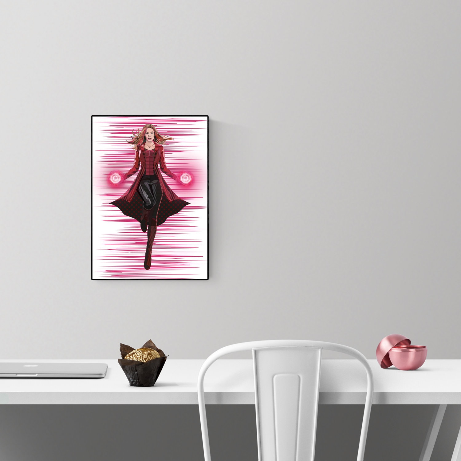 Wanda the Scarlet Witch Wandavision Digital Art Print - Etsy UK