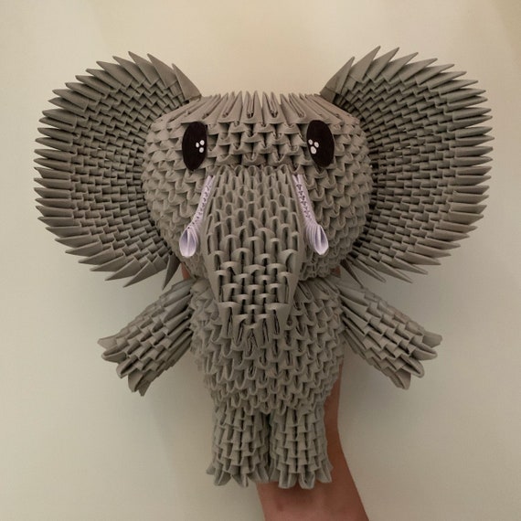 3d Origami Elephant Tutorial