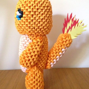 3D Origami Charmander - Etsy España