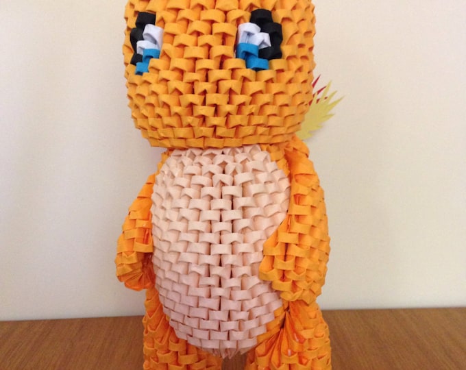 3D Origami Charmander - Etsy España