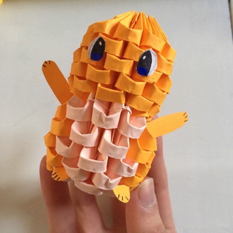 3D Origami Mini Pokemon Characters - Etsy Denmark