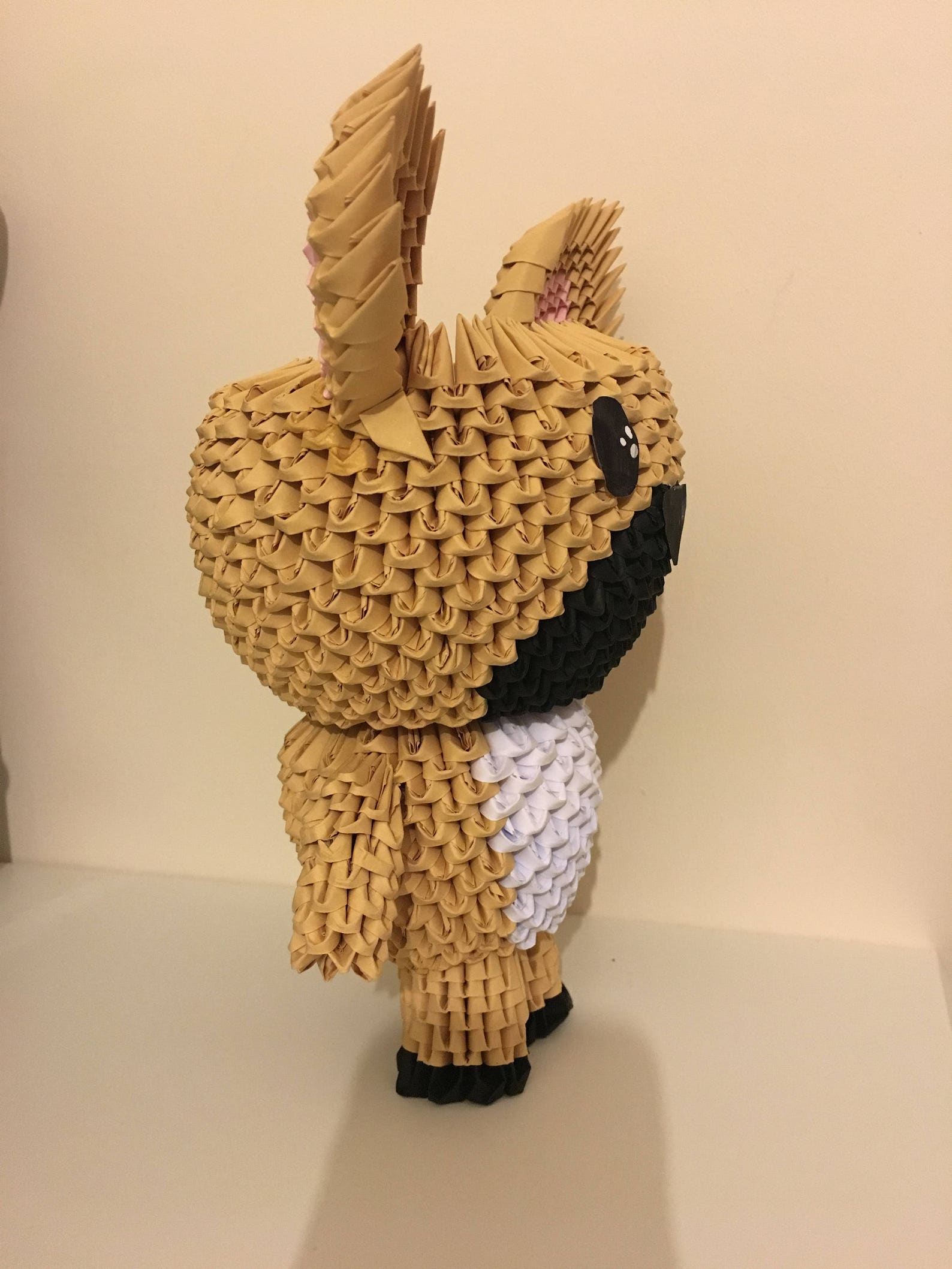 3D Origami Dog - Etsy