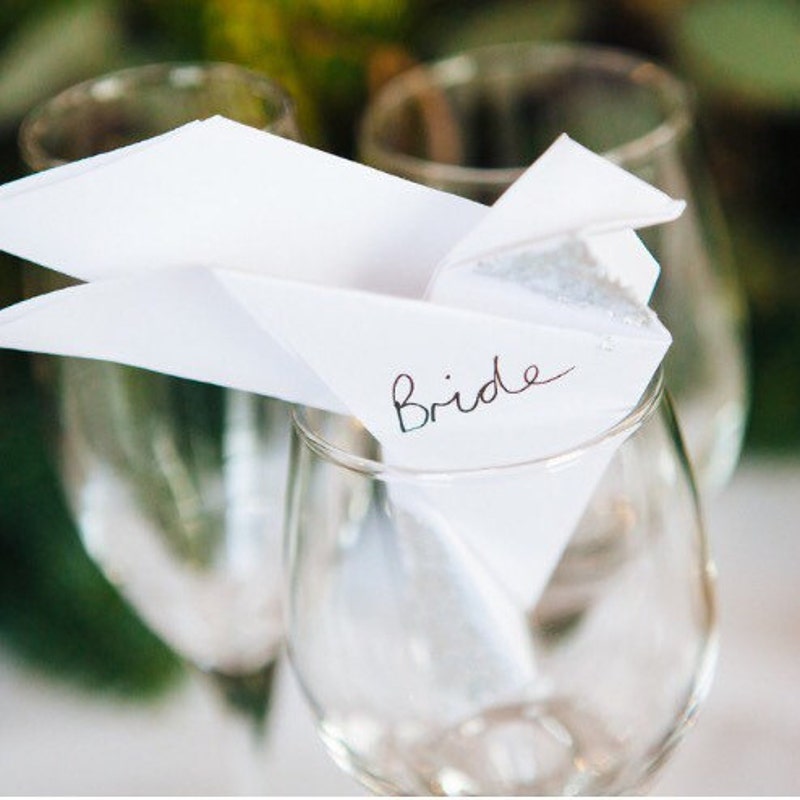 Origami Place Card - Etsy