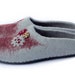 Men Slippers Felted Wool Shoes Gray Minimalism Electrician Mechanic ...
