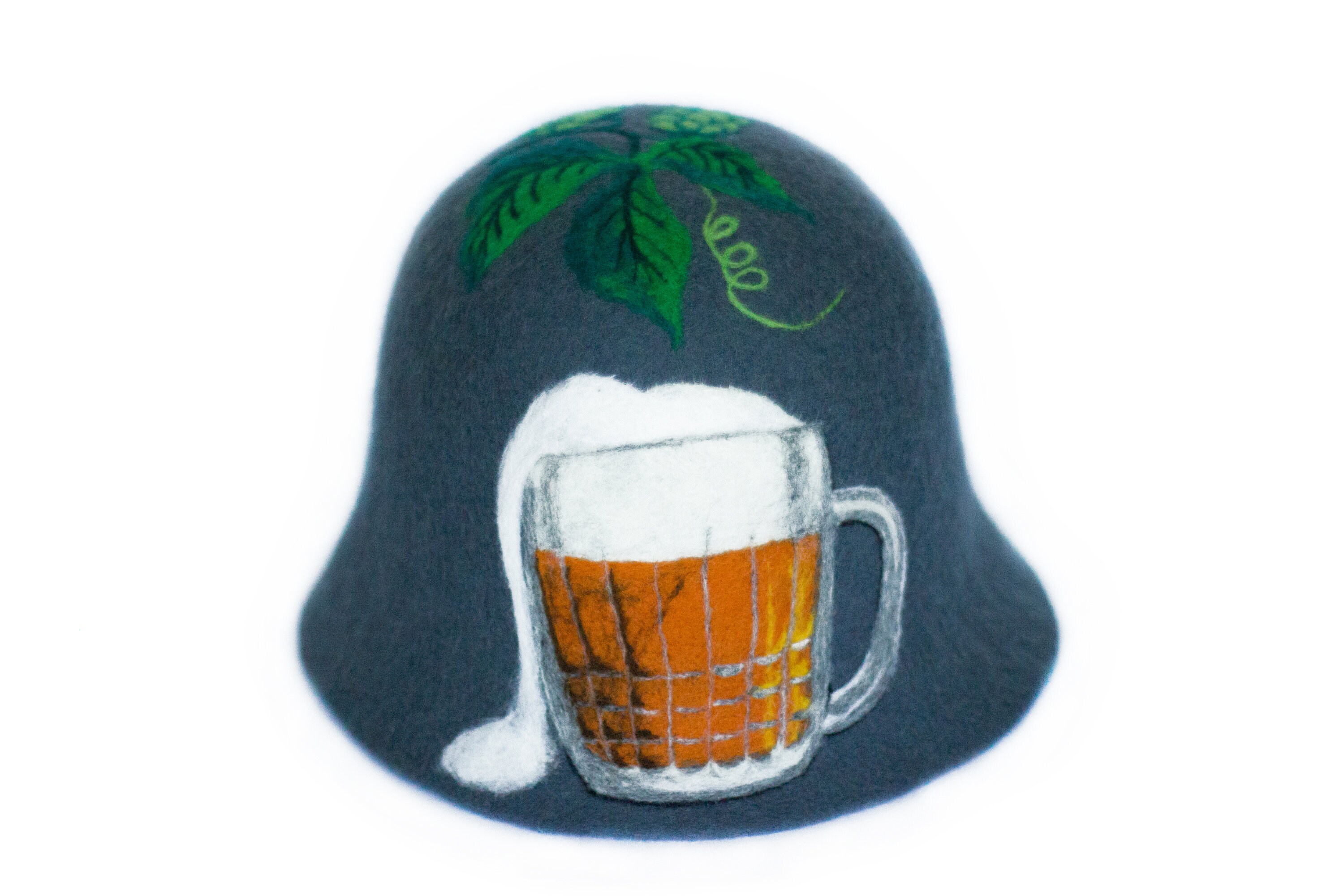 Mug of Beer Lover Wool Felted Hat International Beer Day Gift - Etsy
