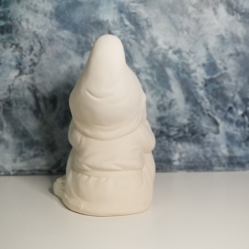 BISQUE Ready to Paint Garden Gnome Sitting Thinking 587 - Etsy