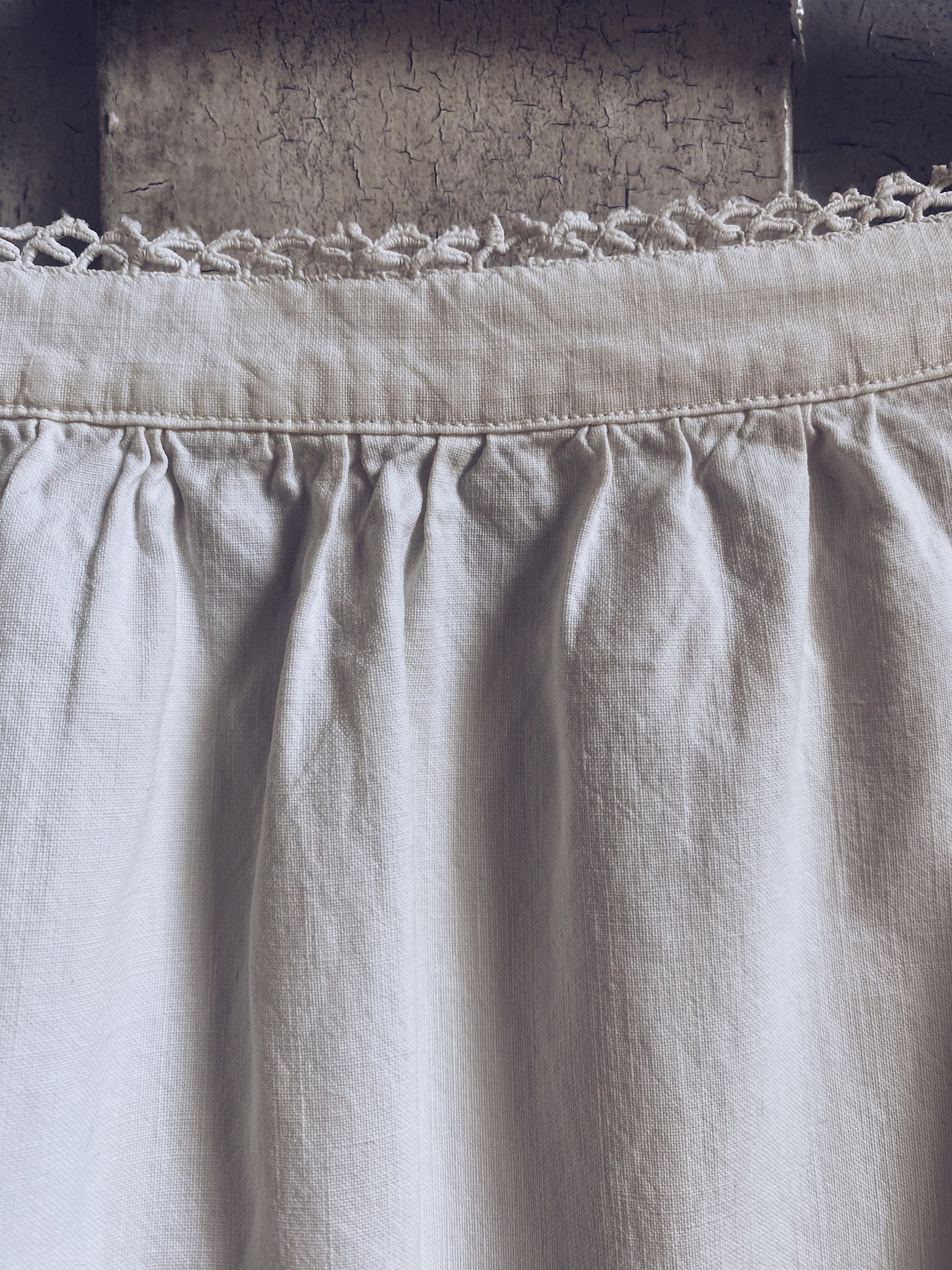 Antique French White Cotton Night Gown, Night Dress, Smock, Dress. C ...