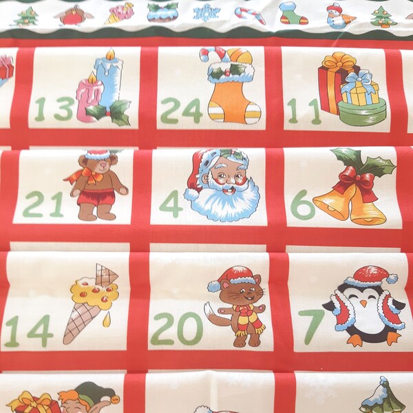 Fabric Advent Panel - Etsy