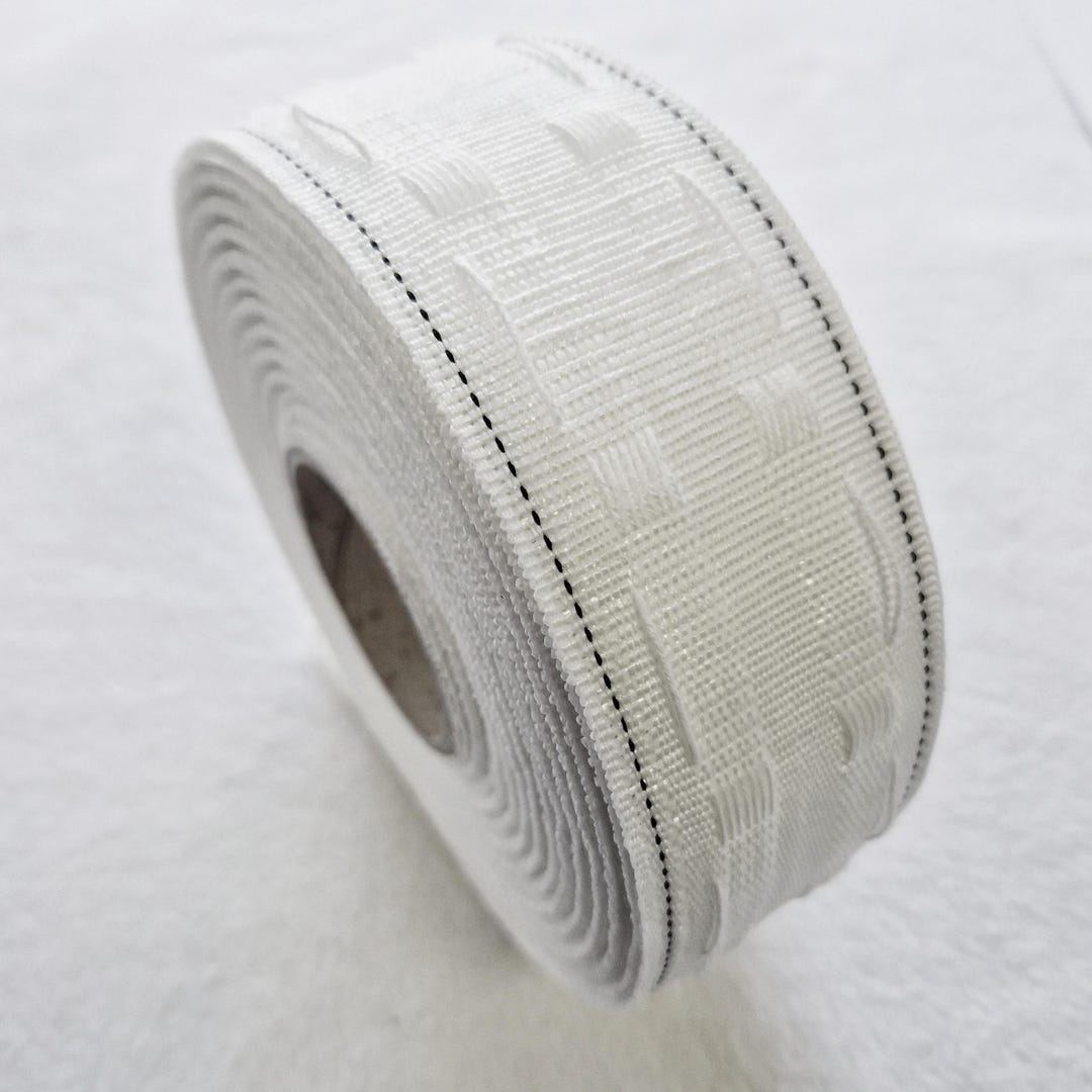 Curtain Header Tape Standard White Pencil Pleat Heading 2 Inch 3" X 5 ...