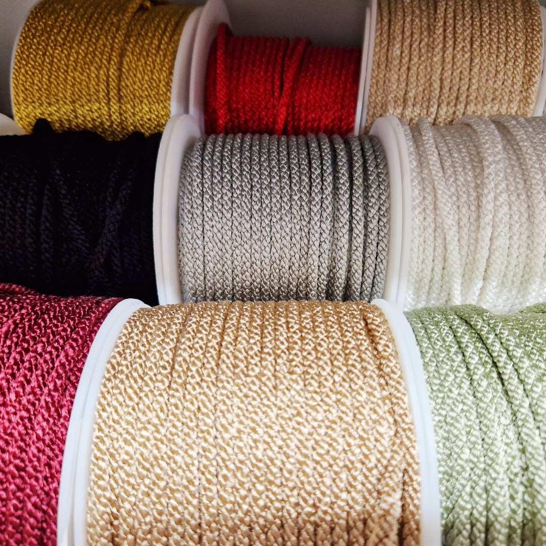 3mm Crepe Piping Cord Barley Twist Soutache Braid Braided Rope Cushion ...