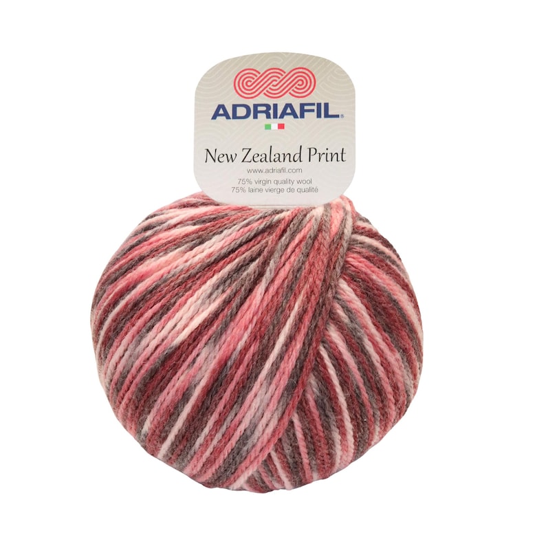 Adriafil New Zealand Aran Multi-coloured Worsted Wool Yarn - Etsy