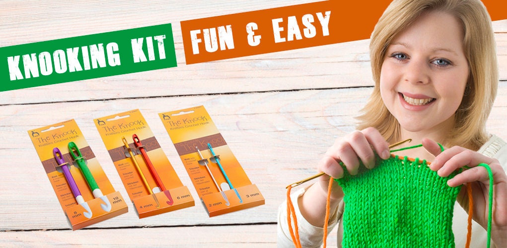 Knook Crochet Hooks Knooking Needles for Knitters Pack of | Etsy