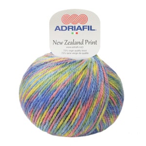 Adriafil New Zealand Aran Multi-coloured Worsted Wool Yarn - Etsy
