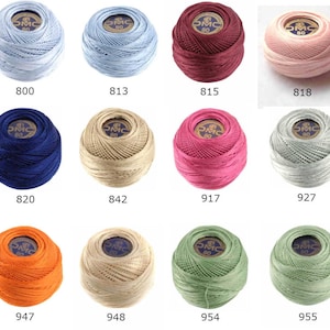 DMC 80 Fil A Dentelles Special Cotton Crochet Lace Bobbin Tatting ...