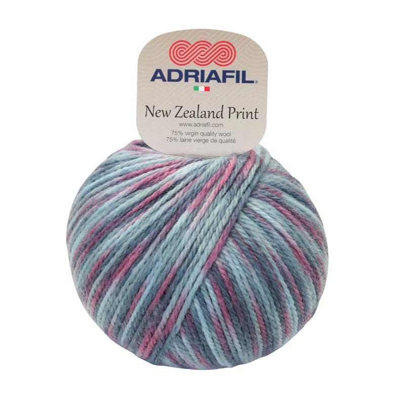 Adriafil New Zealand Aran Multi-coloured Worsted Wool Yarn - Etsy