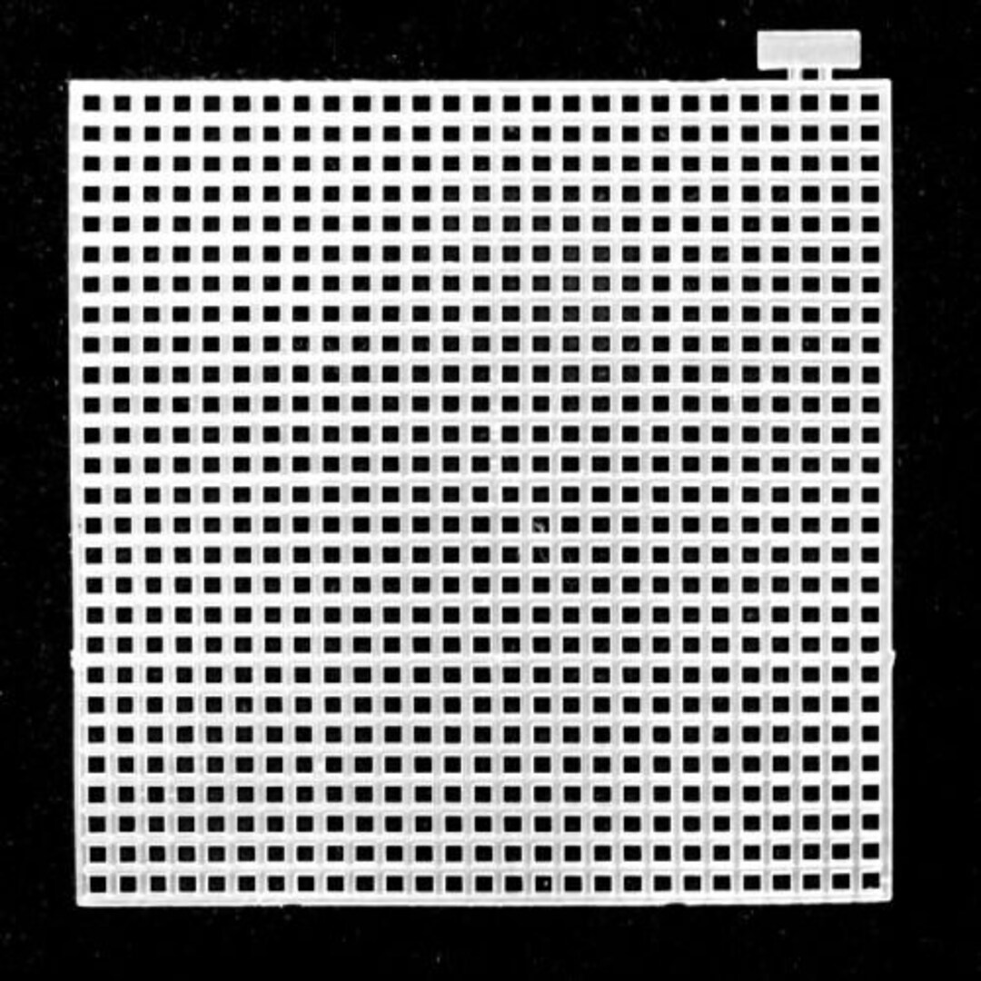SET OF 2 Plastic Mesh Canvas 10cm Squares, Tapestry, Cross Stitch ...