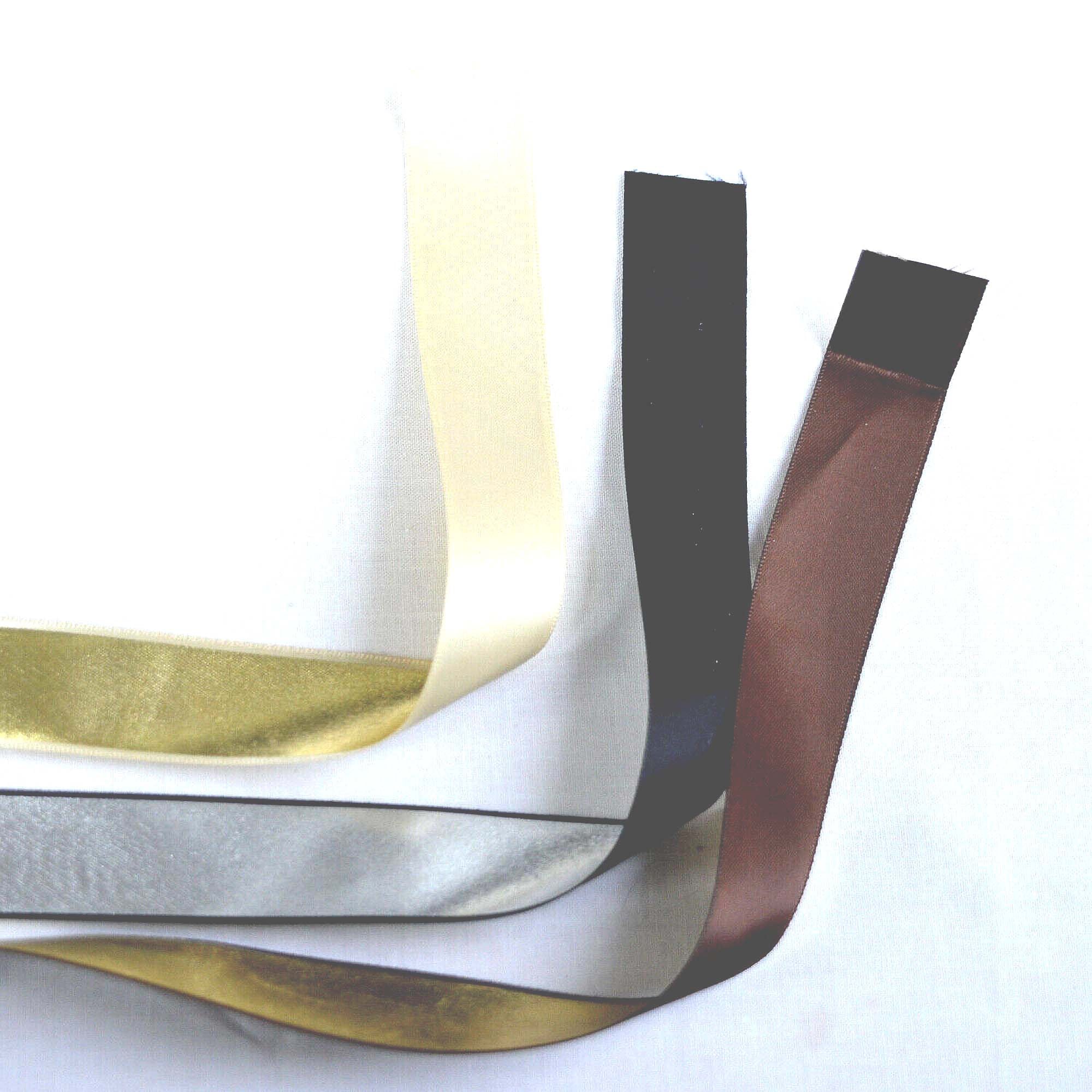 Gold and Silver Metallic Shiny Gift Ribbon Two Tone Shimmer - Etsy