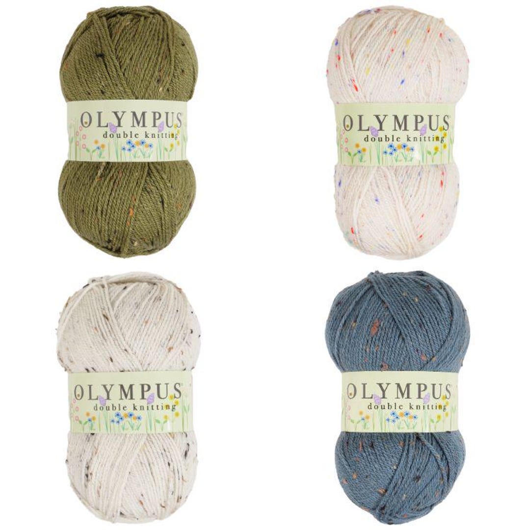 Olympus Double Knitting Wool DK Nep Yarn 100g Knitting Crochet - Etsy
