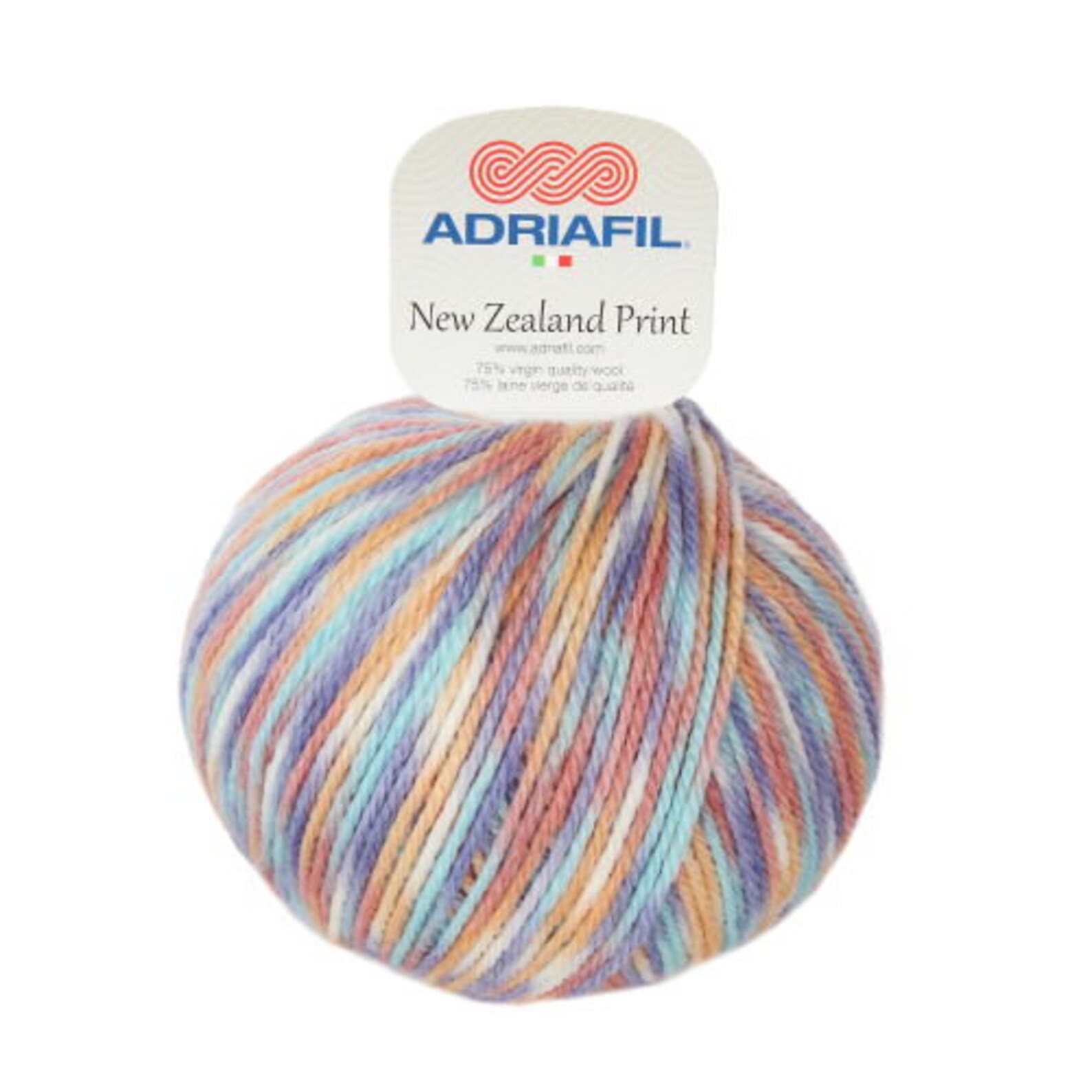 Adriafil New Zealand Aran Multi-coloured Worsted Wool Yarn - Etsy