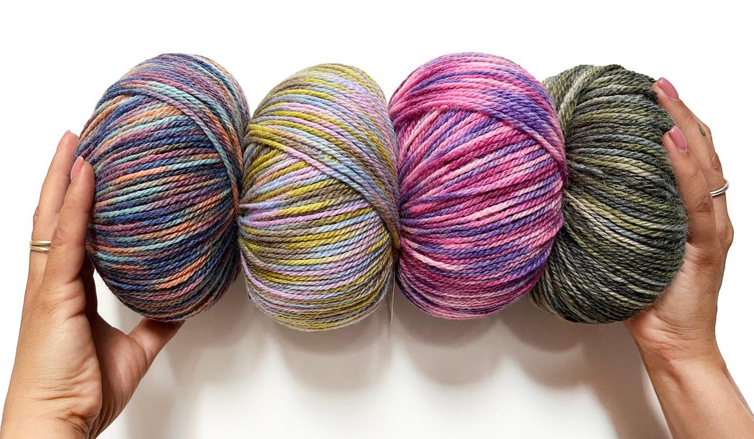 Adriafil New Zealand Aran Multi-coloured Worsted Wool Yarn - Etsy