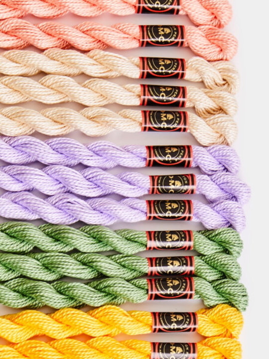 DMC Pearl Cotton Size 3 Coton Perle Thread Skein Colours 15 M ...