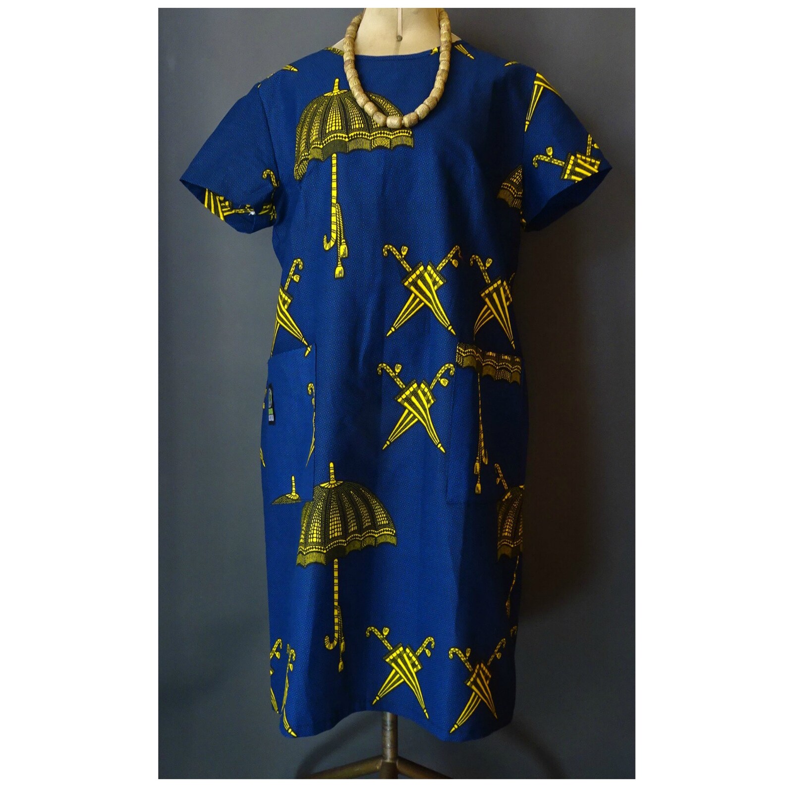 Hand Made Wax Fabric 'BATAKARI' DRESS Ghana West - Etsy