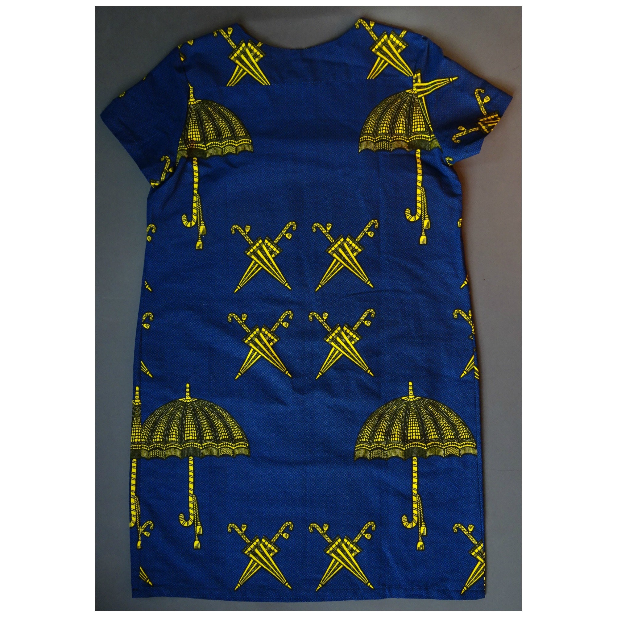 Hand Made Wax Fabric 'BATAKARI' DRESS Ghana West - Etsy