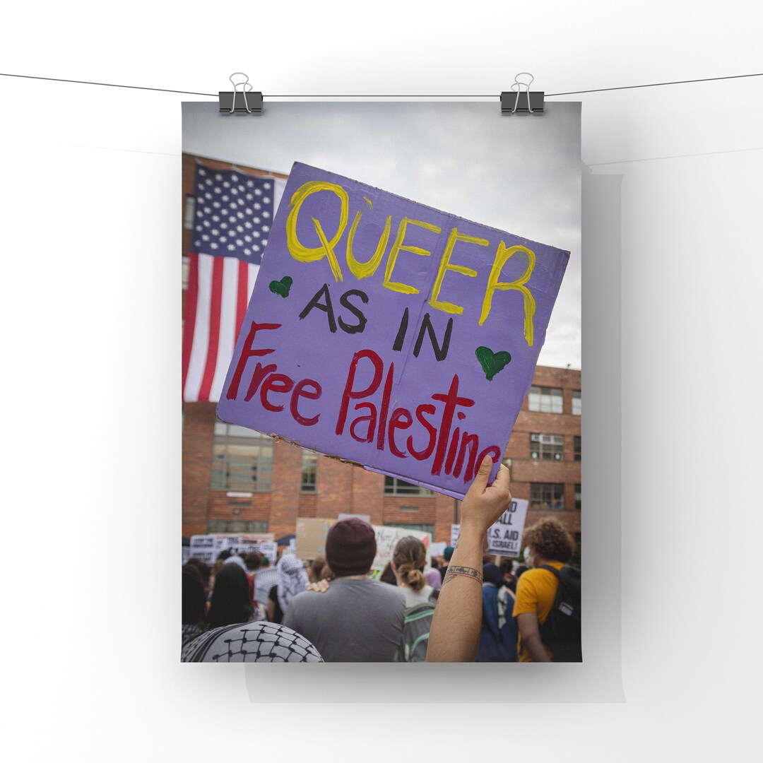 Queer as in Free Palestine - Powerful Intersectional Protest Art ...