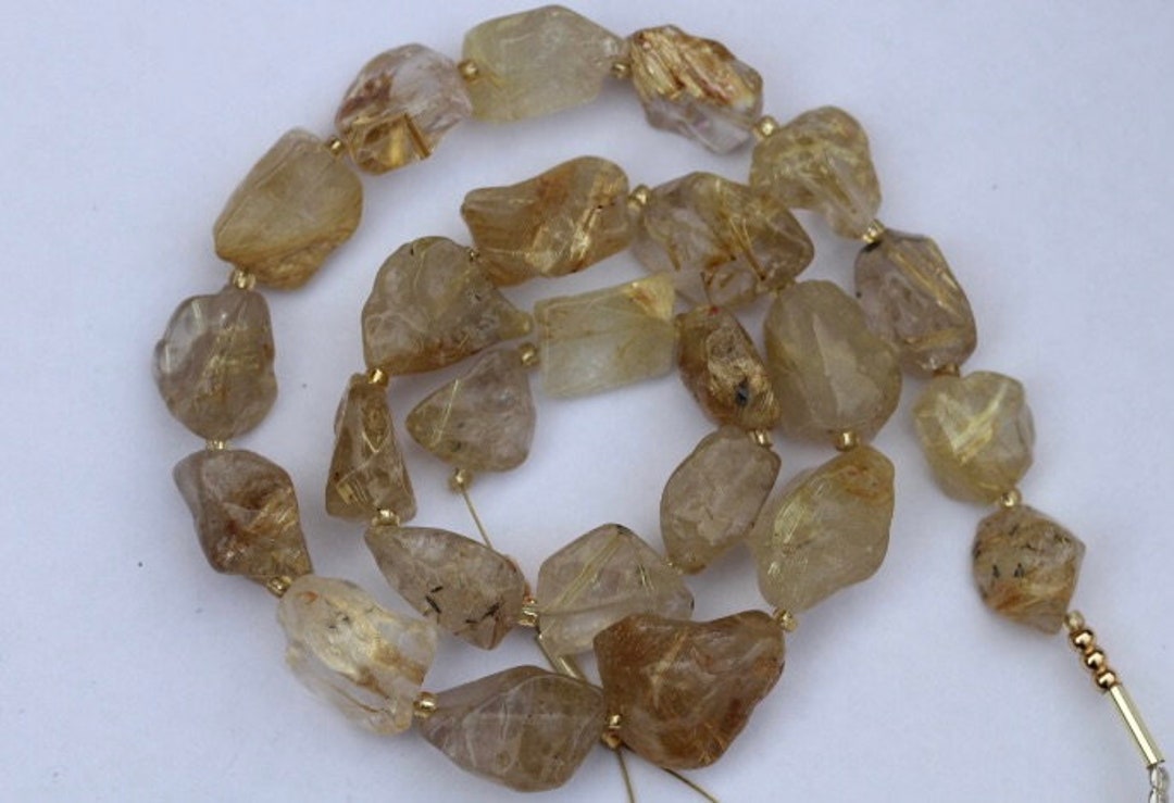 Natural 24 Pieces Polished Golden Rutile Raw Rough Gemstones - Etsy