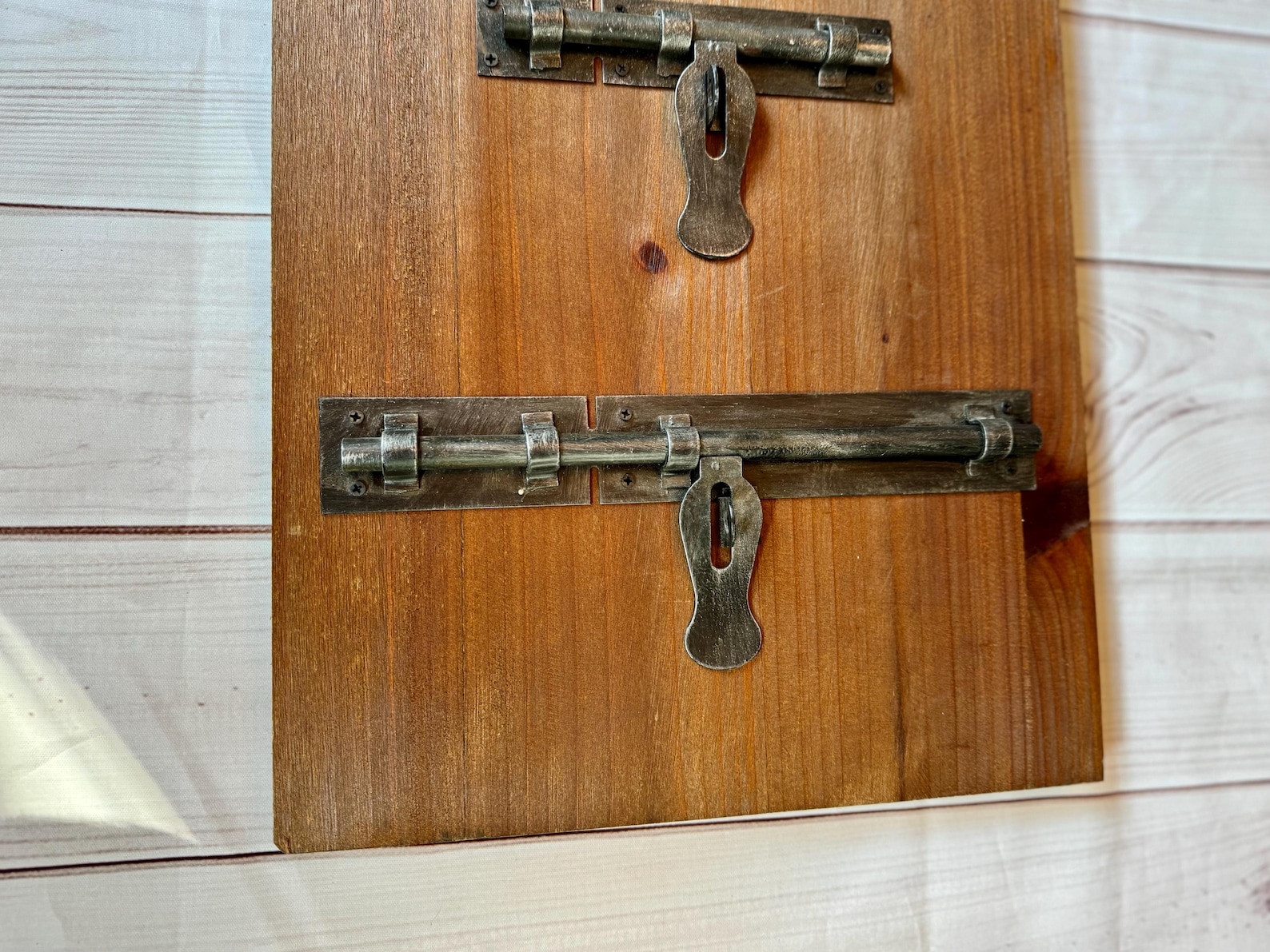 Wood Wall Decor With Latch Locks & Scrolled Keys Farmhouse Country - Etsy