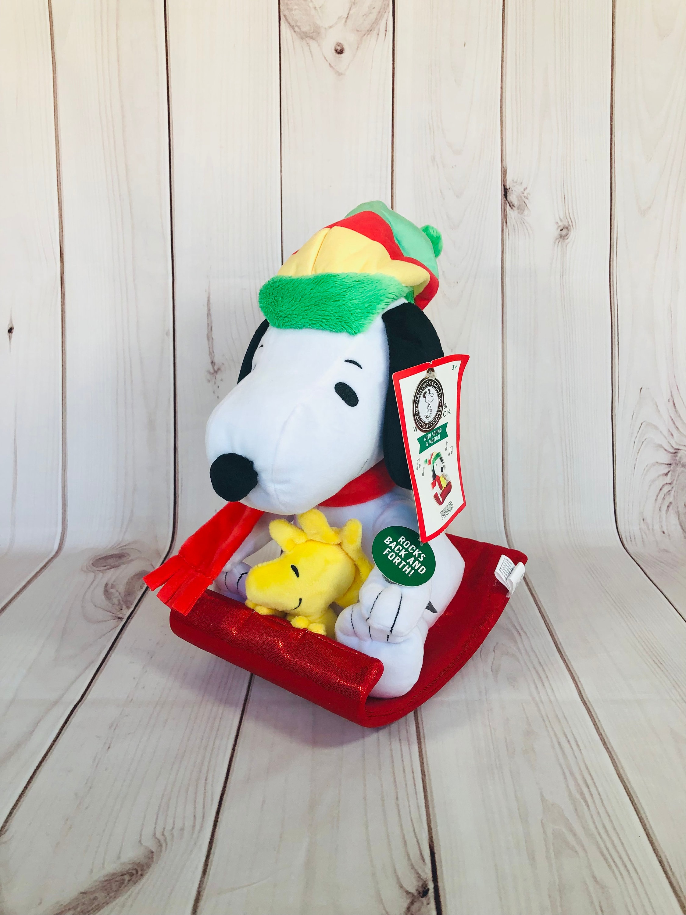 Snoopy Sledding