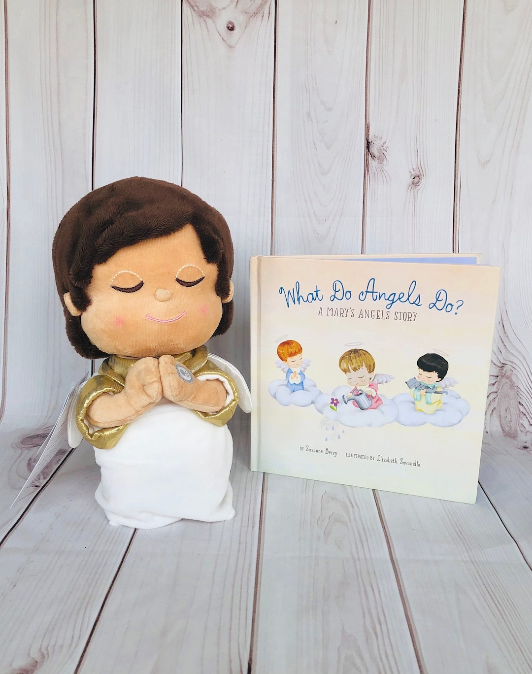 Christmas Hallmark Marys Angels Lords Prayer Plush Sound & Book - Etsy