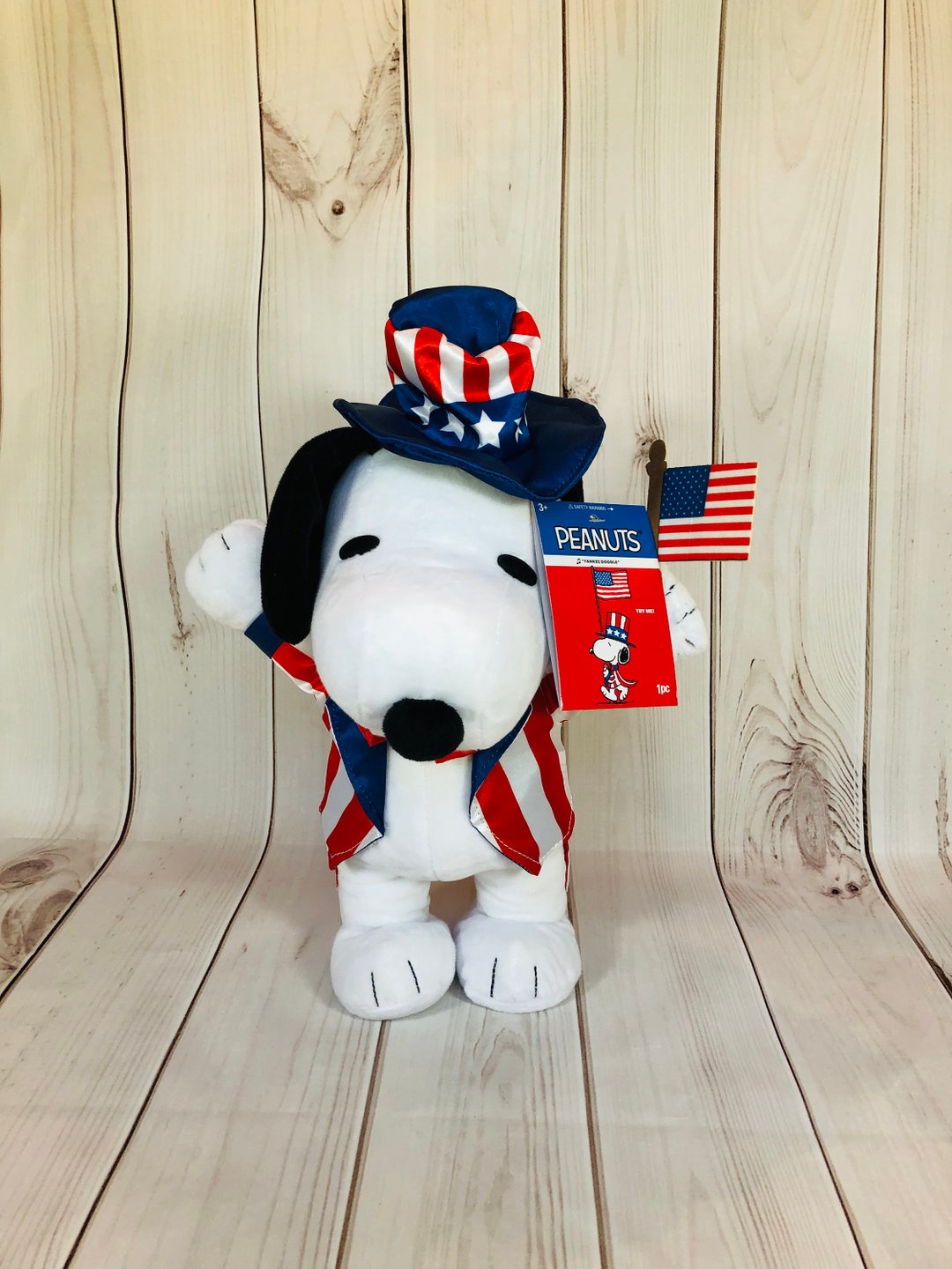 Peanuts Snoopy Patriotic Yankee Doodle 4th of July Sound & Motion - Etsy