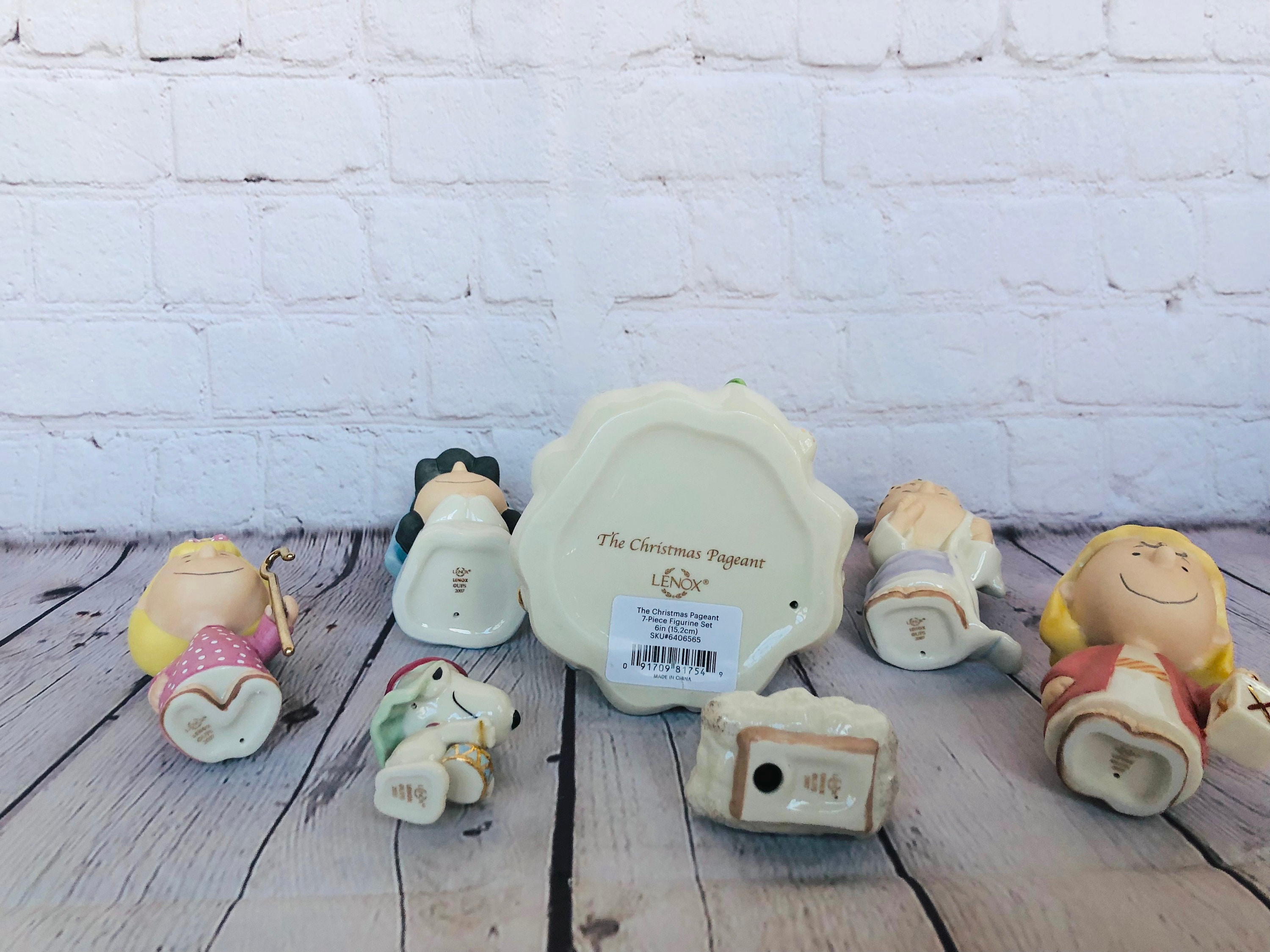 Lenox Peanuts THE CHRISTMAS PAGEANT 7 Piece Nativity Figurine - Etsy ...