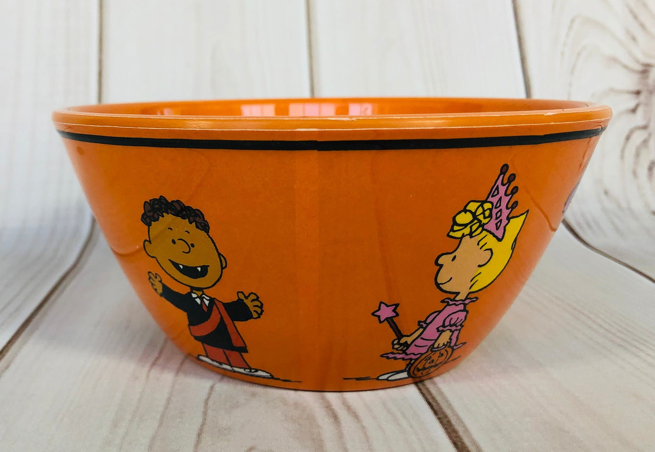 Williams Sonoma Peanuts Snoopy Halloween Kids Melamine - Etsy
