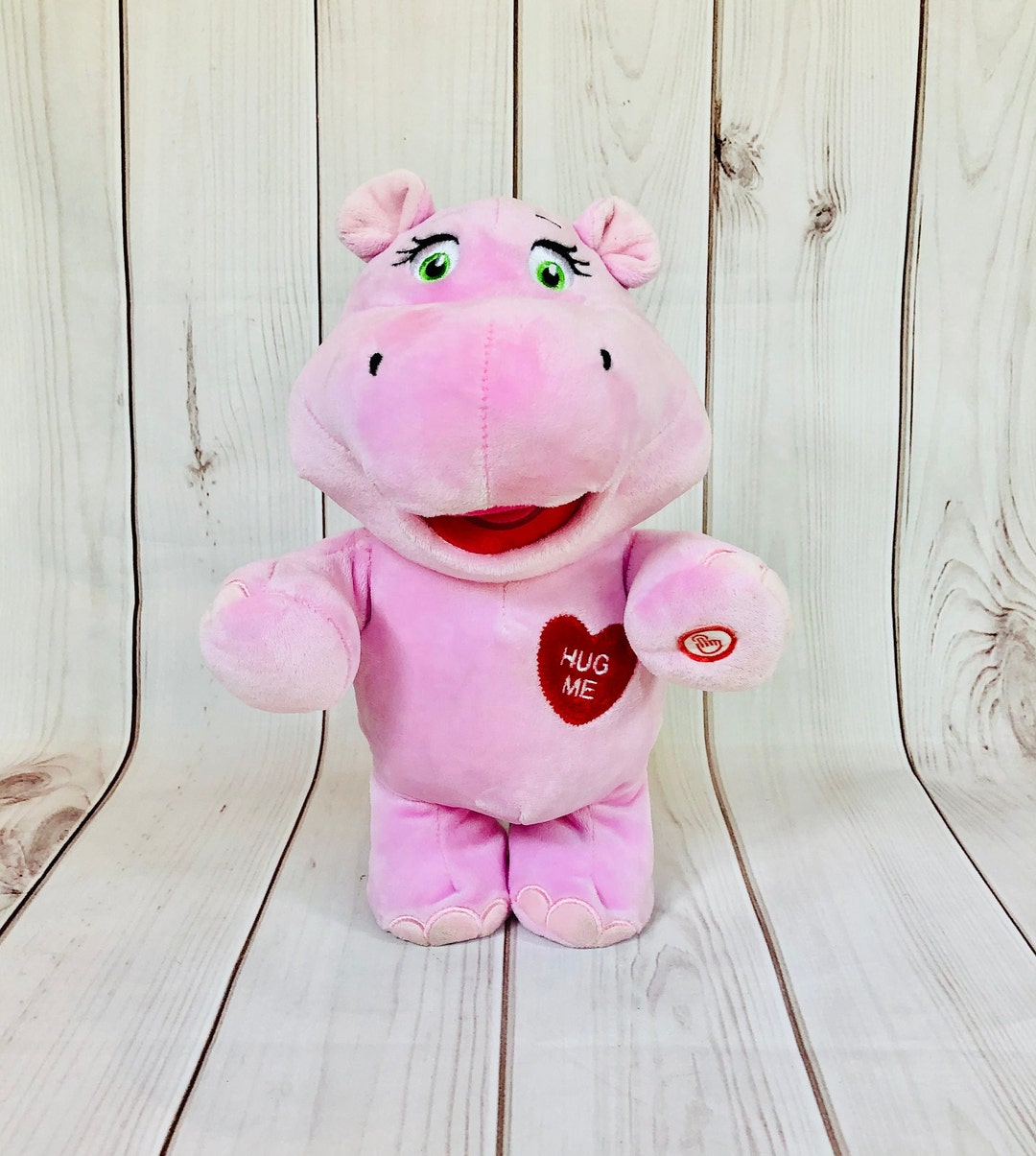Valentine’s Day Hug-lovin Hippo Hippopotamus Sound & Motion - Etsy