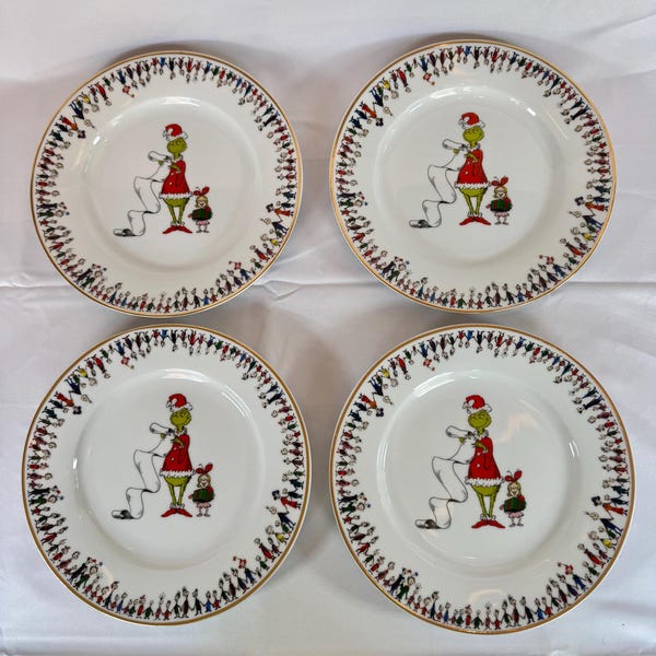 Grinch Plate - Etsy