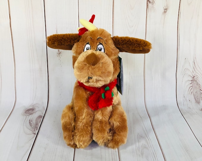 The Grinch Dog Max Plush Reindeer Christmas Sound & Movement Gemmy ...