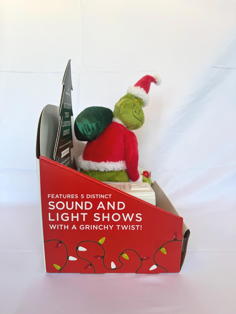Dr. Seuss's How the Grinch Stole Christmas Tree Lighting With Sound - Etsy