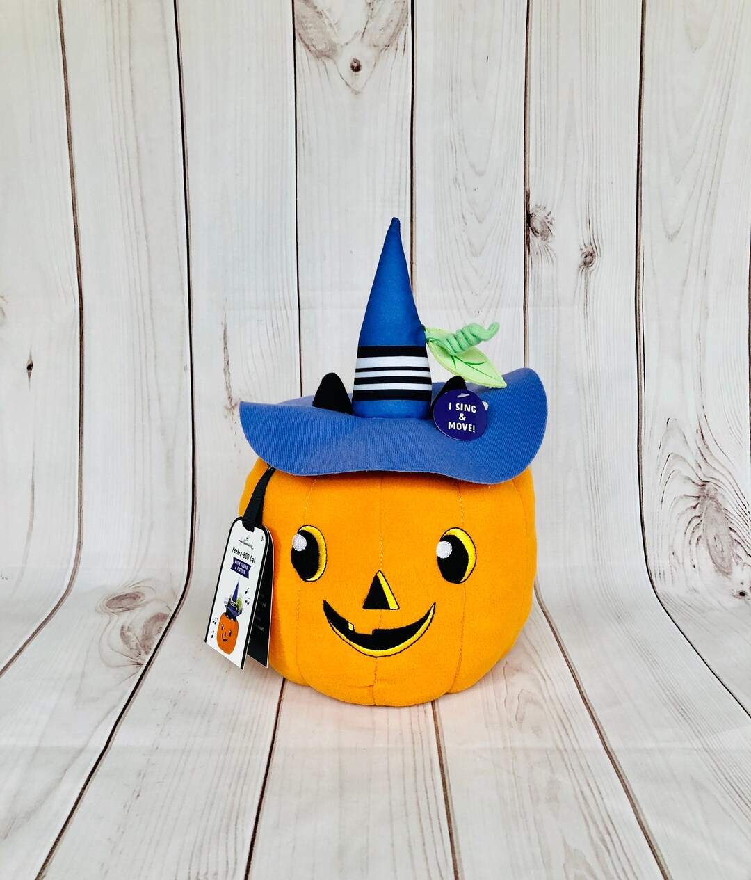 Halloween Hallmark Peek-a-boo Pumpkin & Cat With Motion Sound - Etsy