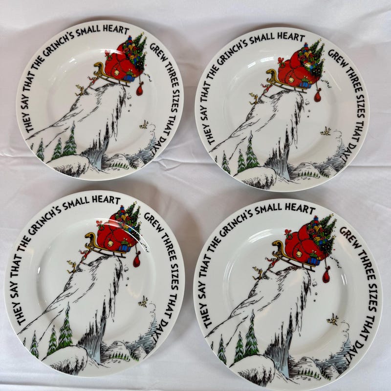 Grinch Plate - Etsy