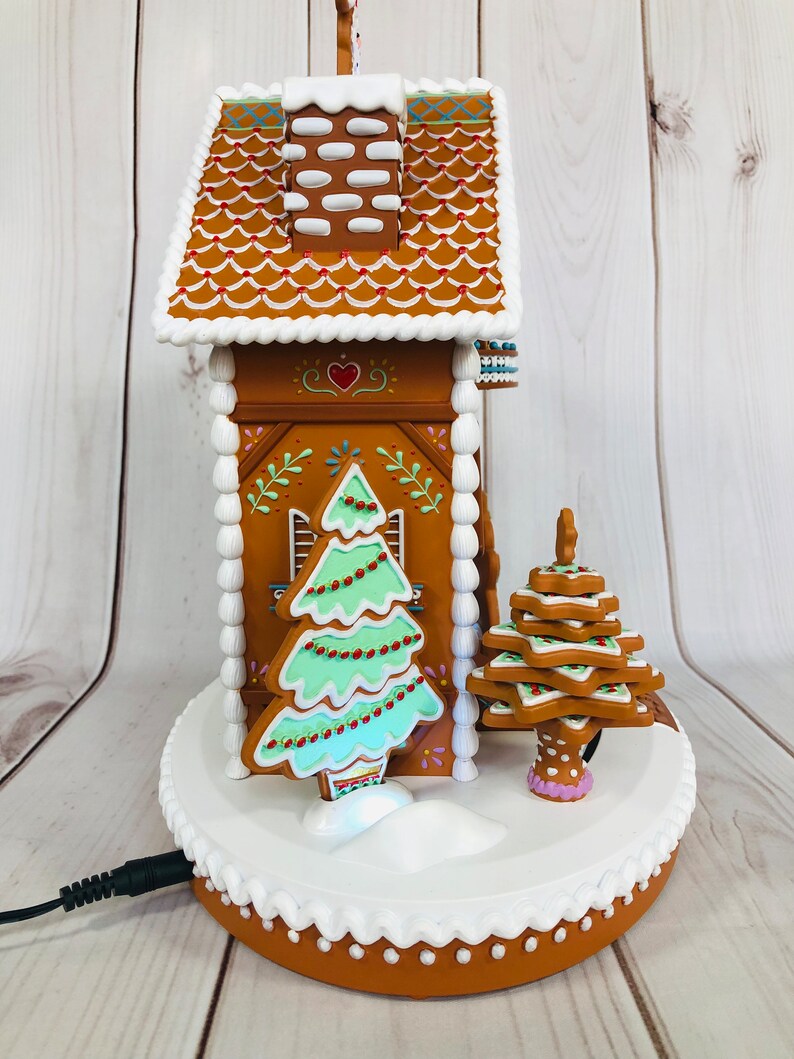 Christmas Deck the Gingerbread House Musical Tabletop Decoration - Etsy