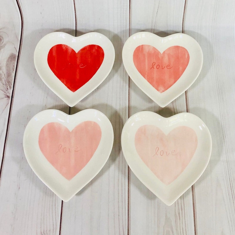 Heart Shaped Plates - Etsy
