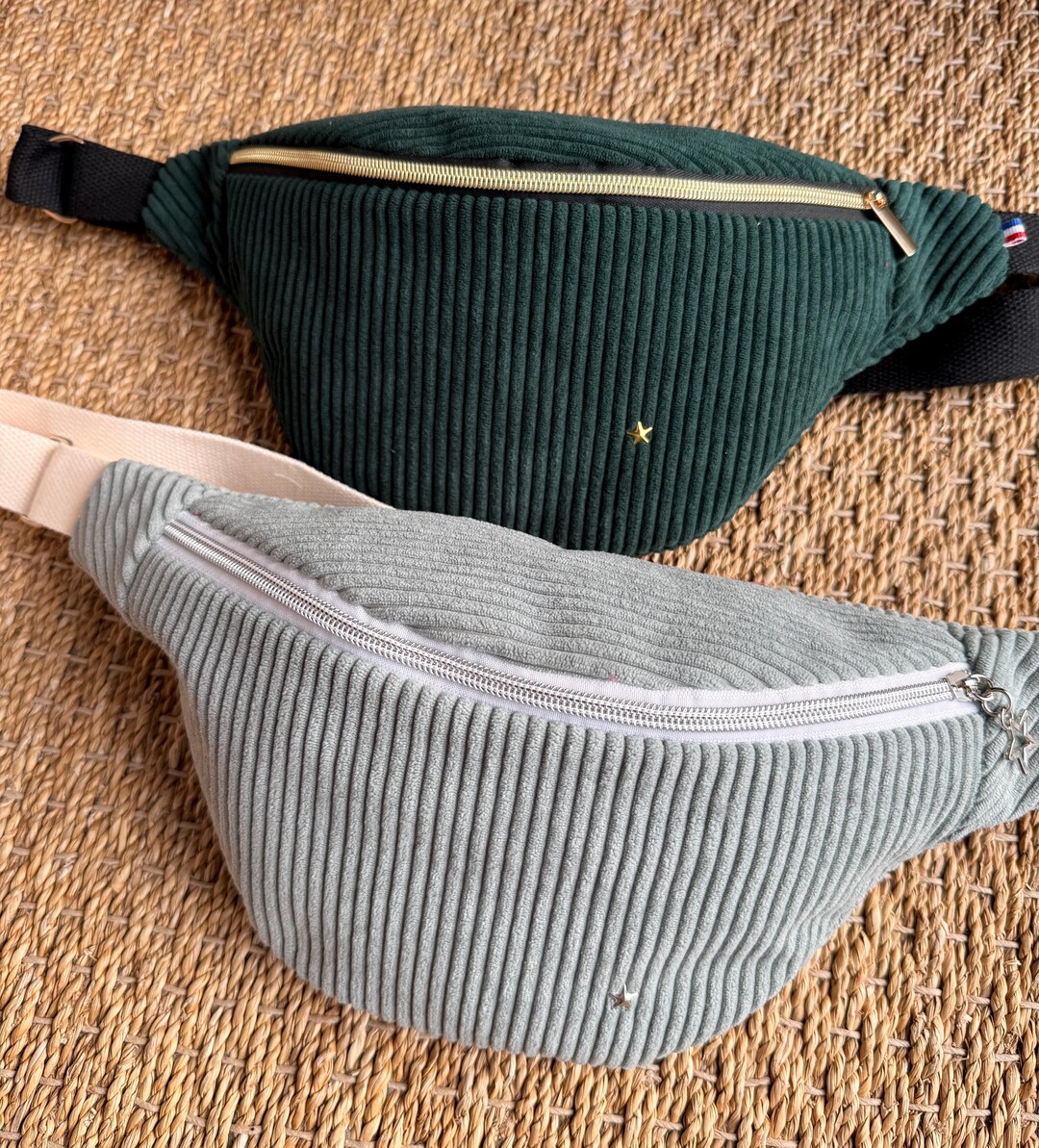 Green Velvet Fanny Pack - Etsy