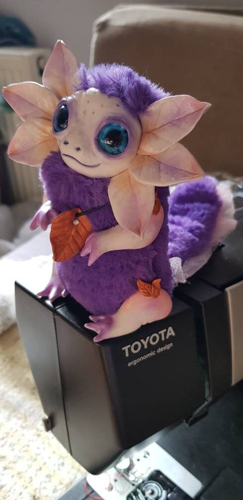 Axolotl Art Doll. Soft Doll Axolotl. FANTASY PLUSH CREATURE - Etsy UK