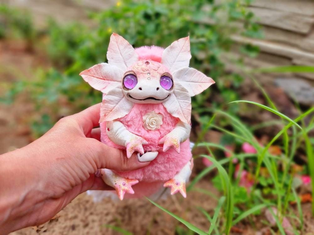 Axolotl Toy. Soft Toy Axolotl. FANTASY PLUSH CREATURE Axolotl - Etsy