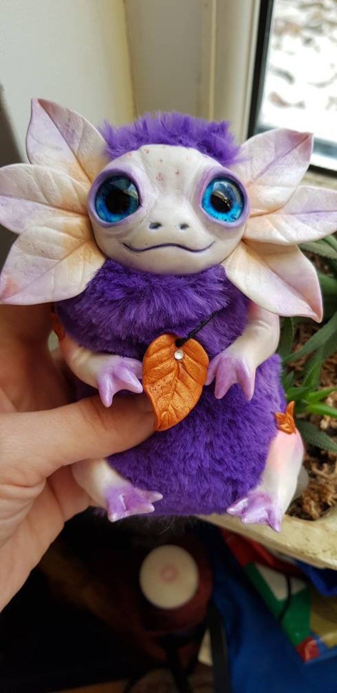 Axolotl Art Doll. Soft Doll Axolotl. FANTASY PLUSH CREATURE Axolotl ...