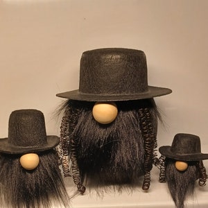 Hasidic Jewish Gnome Family Set: Temple Decor, Hanukkah Gift Idea ...