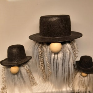 Hasidic Jewish Gnome Family Set: Temple Decor, Hanukkah Gift Idea ...